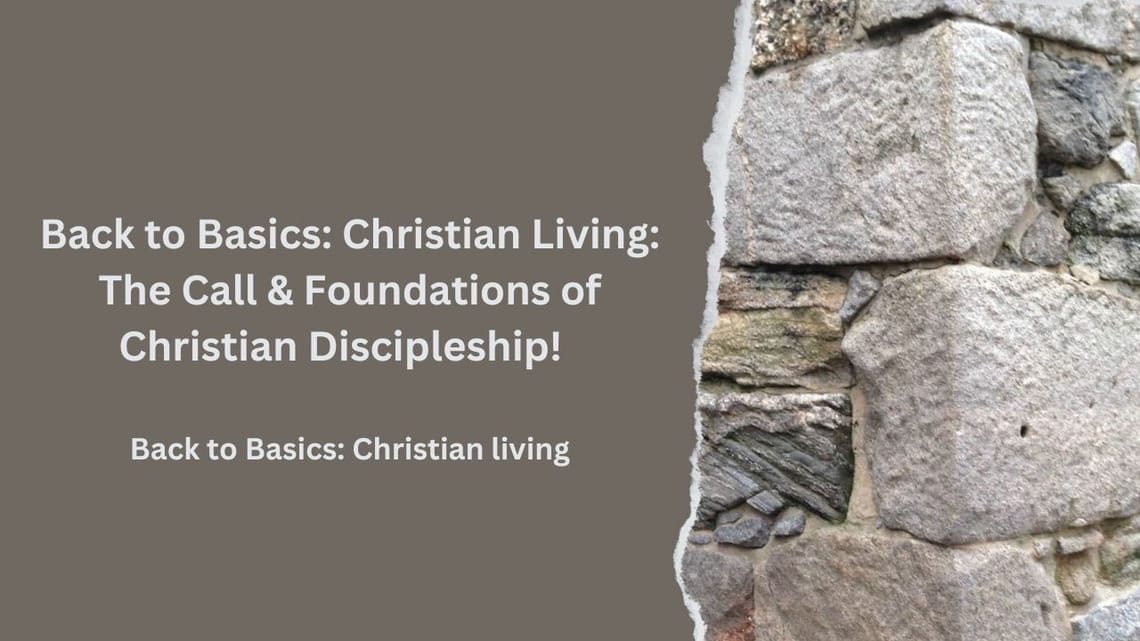Back to Basics: Christian Living: The Call & Foundations of Christian ...